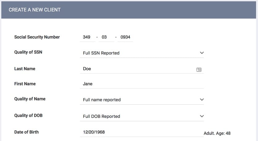 How Do I Create a New Client Record?